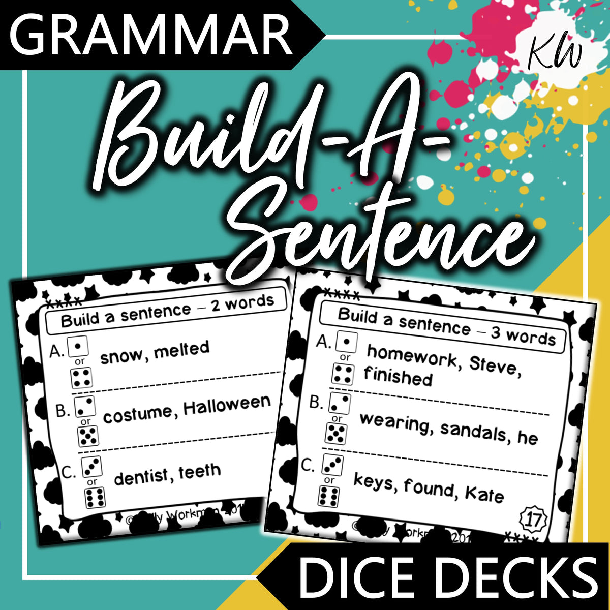 Grammar DICE DECKS Mega Bundle – The Elementary SLP