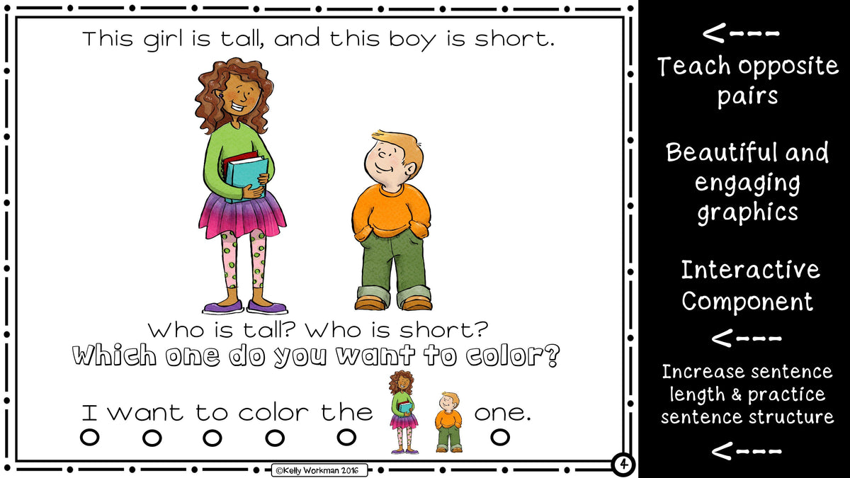 Opposites Interactive Book #2 – The Elementary SLP