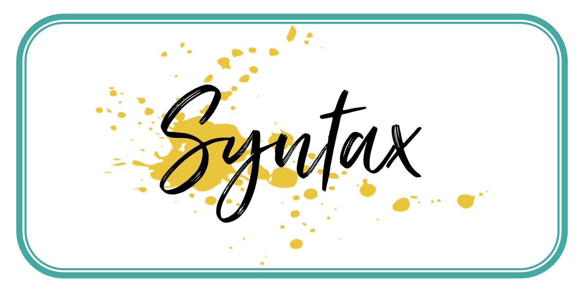 Syntax – The Elementary SLP